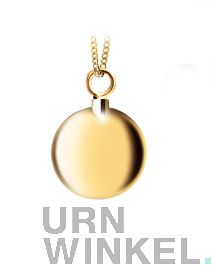 14 karaat geelgouden assieraad rondje of bolletje | URNWINKEL.